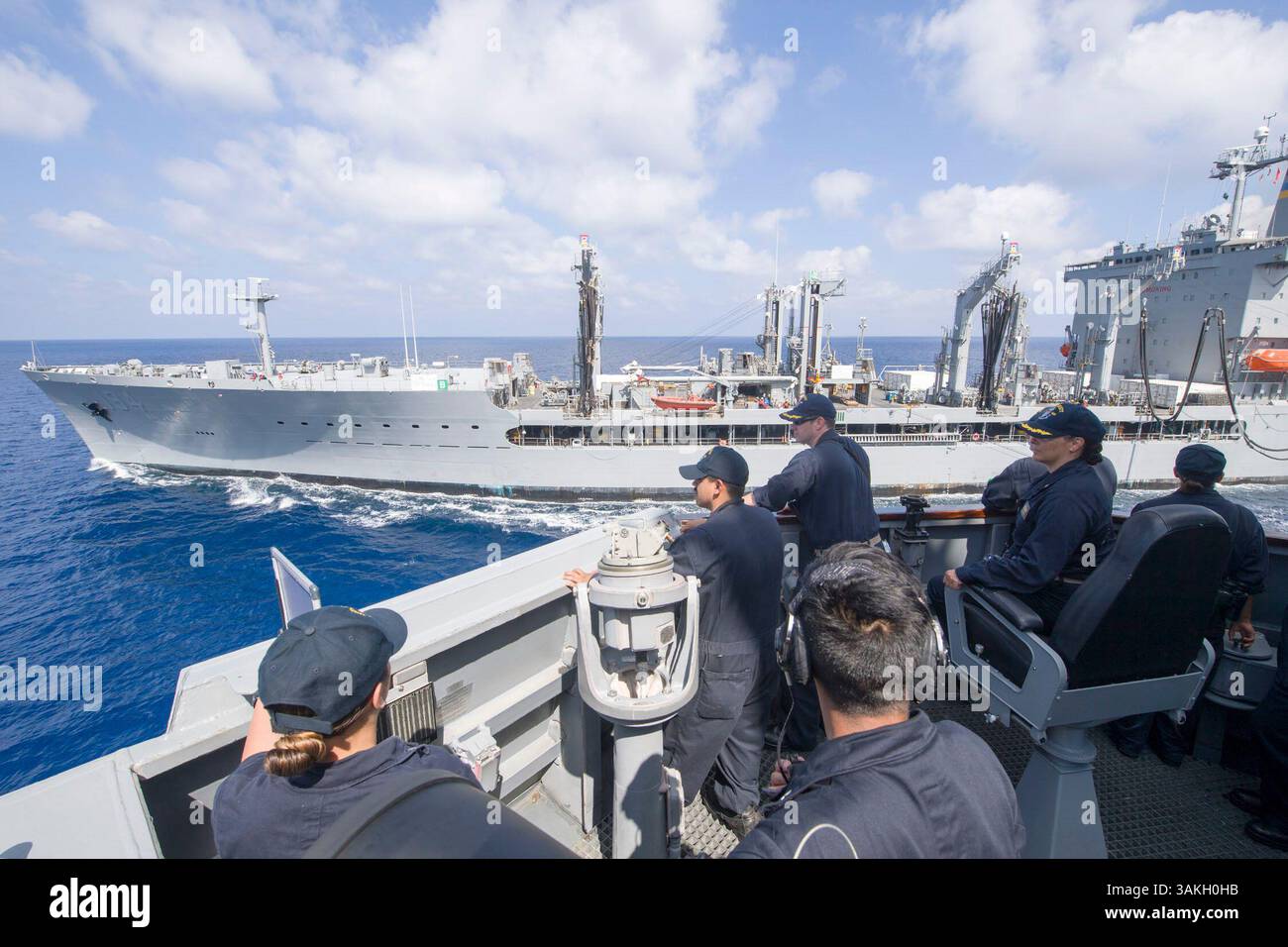 May 4, 2017 - South China Sea - Cmdr. Claudine Caluori, seated ...