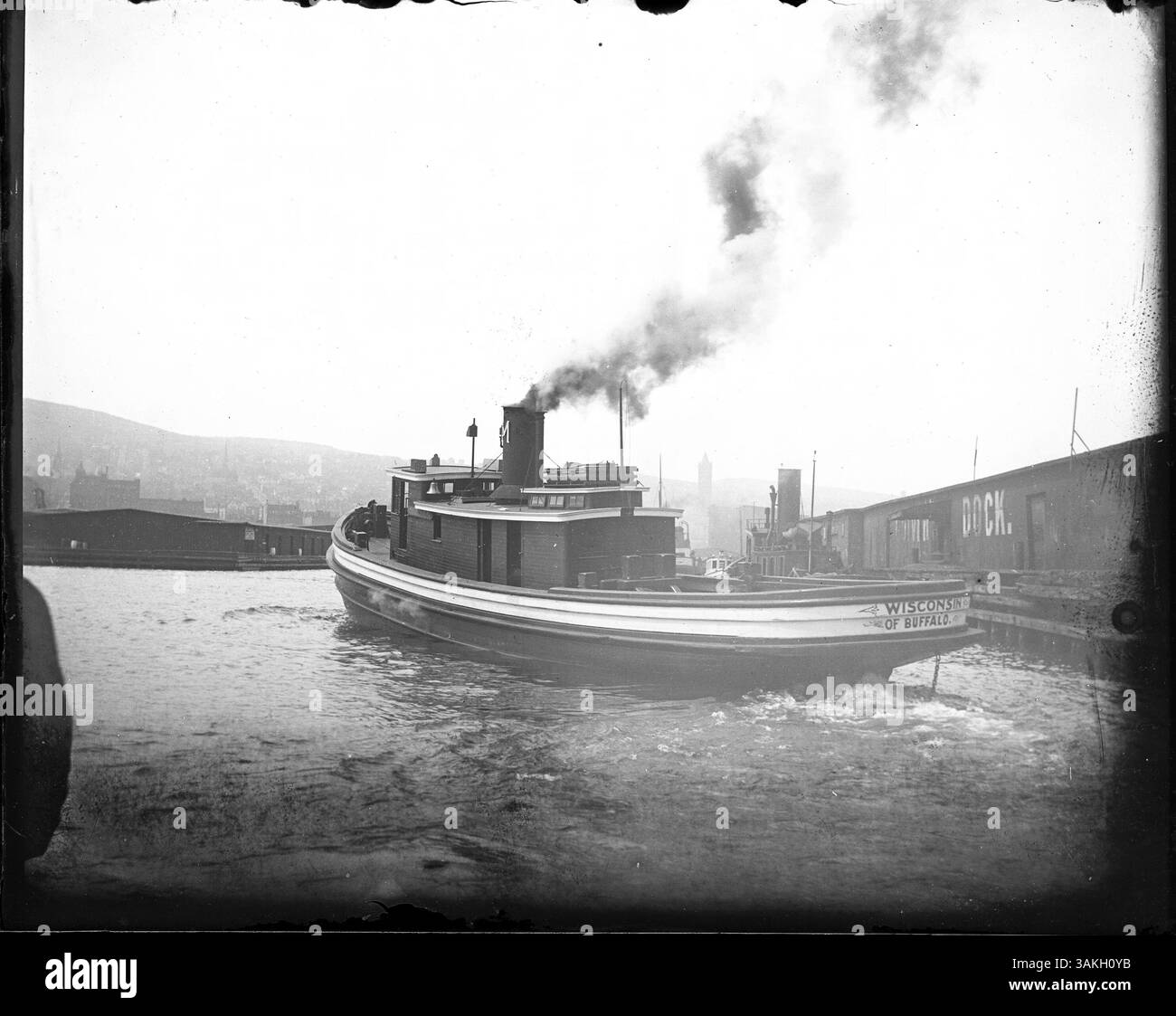The tugboat 'Wisconsin of Buffalo' is pictured in Duluth Harbor ...