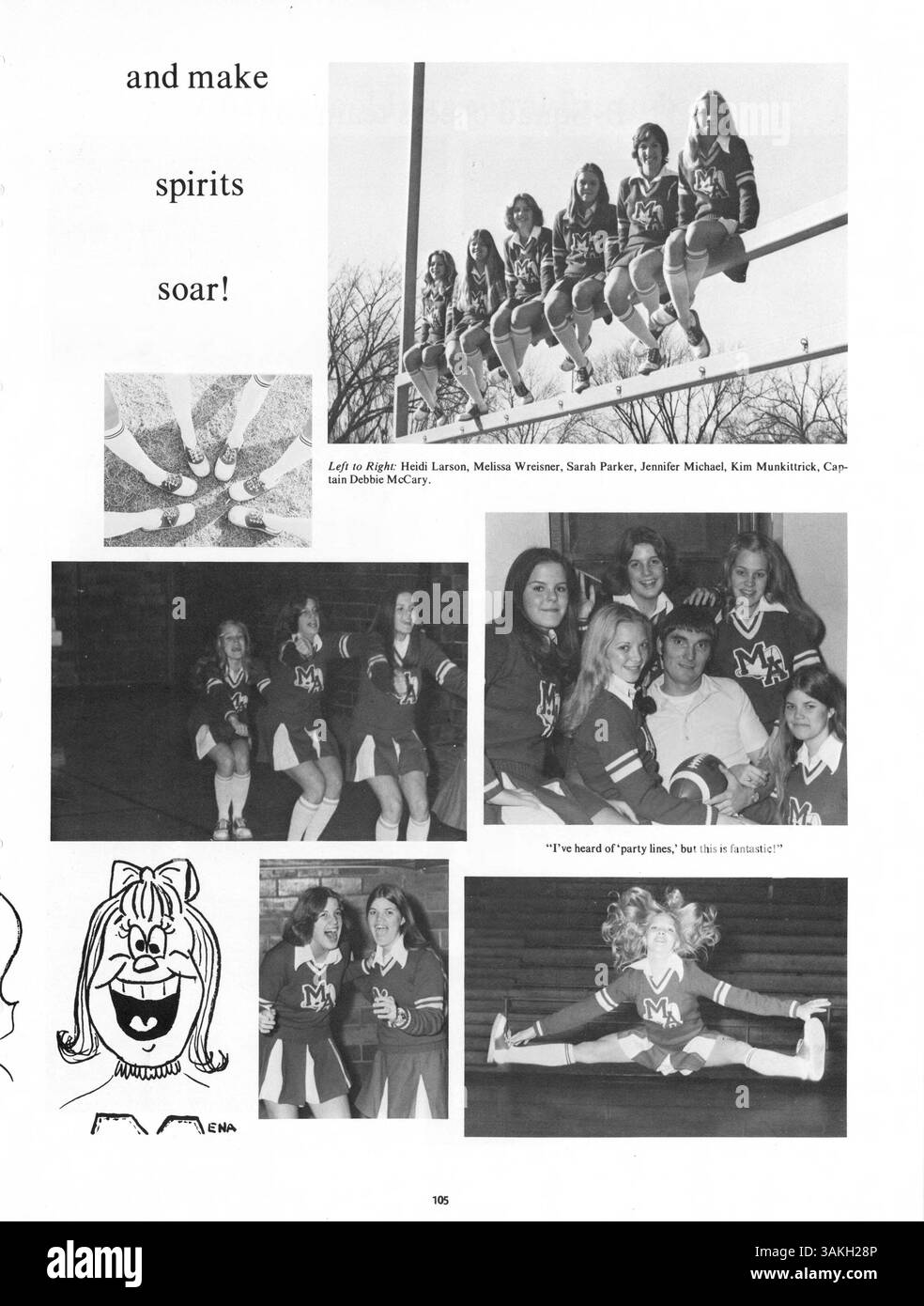 'Antler 75', the 1975 Minnehaha Academy yearbook, provides a thorough visual and written record ...