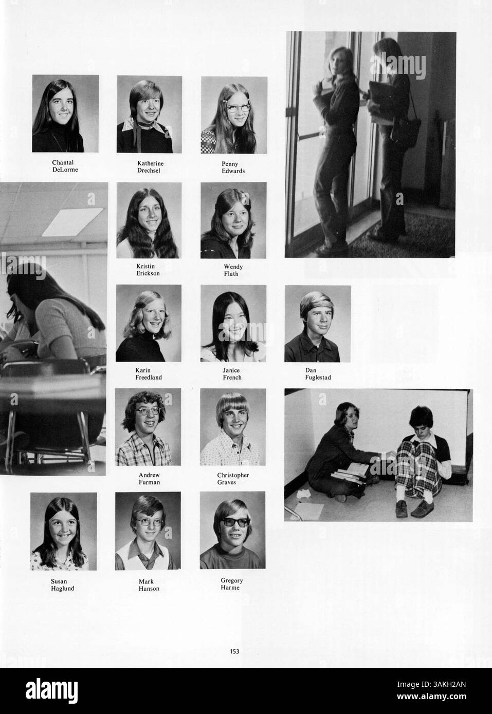 The 1975 'Antler' yearbook from Minnehaha Academy captures the ...