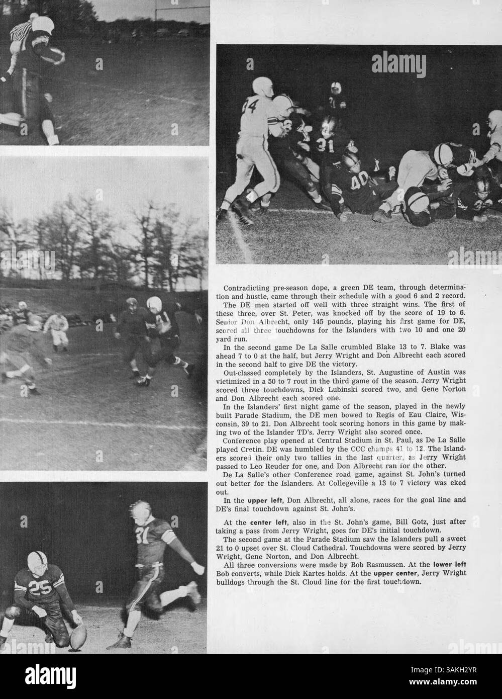 This 1952 Delta Yearbook from De La Salle High School highlights the ...