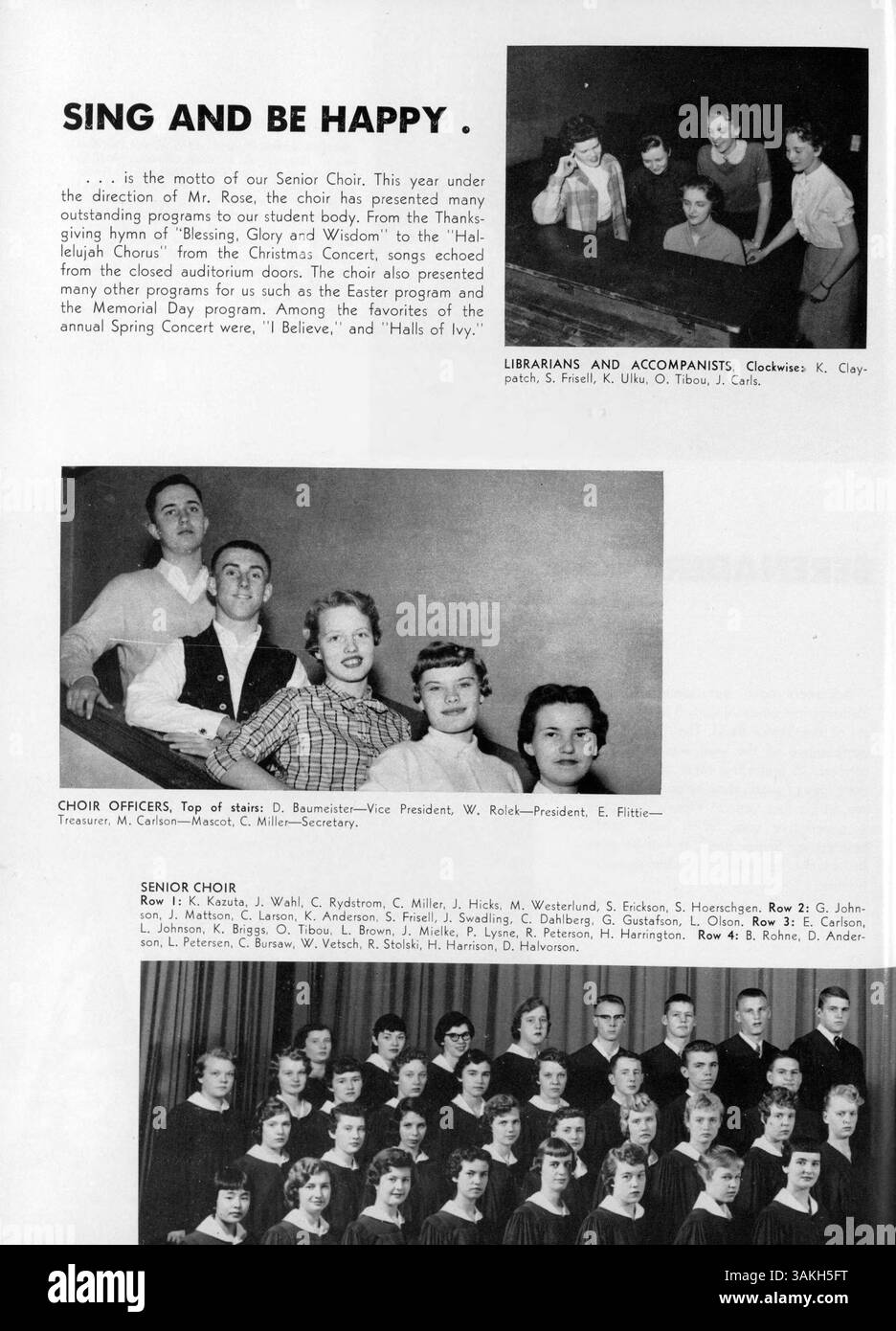 *The Orator* yearbook from 1957 showcases the students, teachers, clubs ...