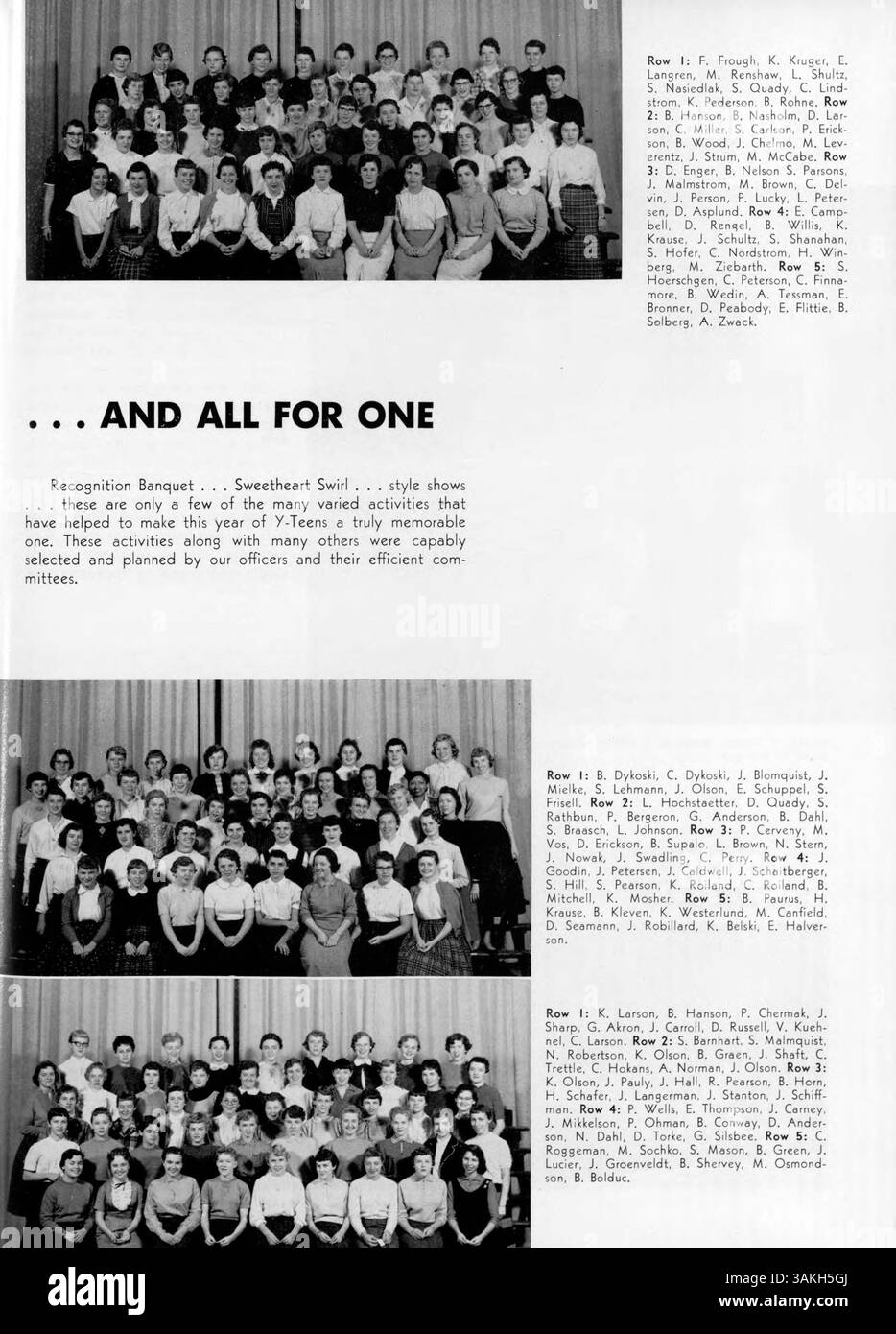 'The Orator' yearbook from Patrick Henry High School in 1957 highlights ...