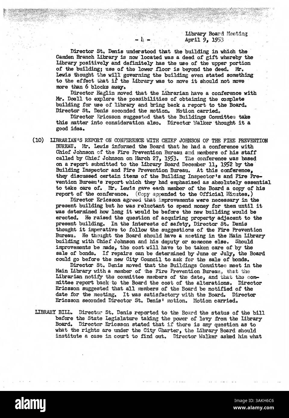 Meeting minutes 1953 Cut Out Stock Images & Pictures - Alamy