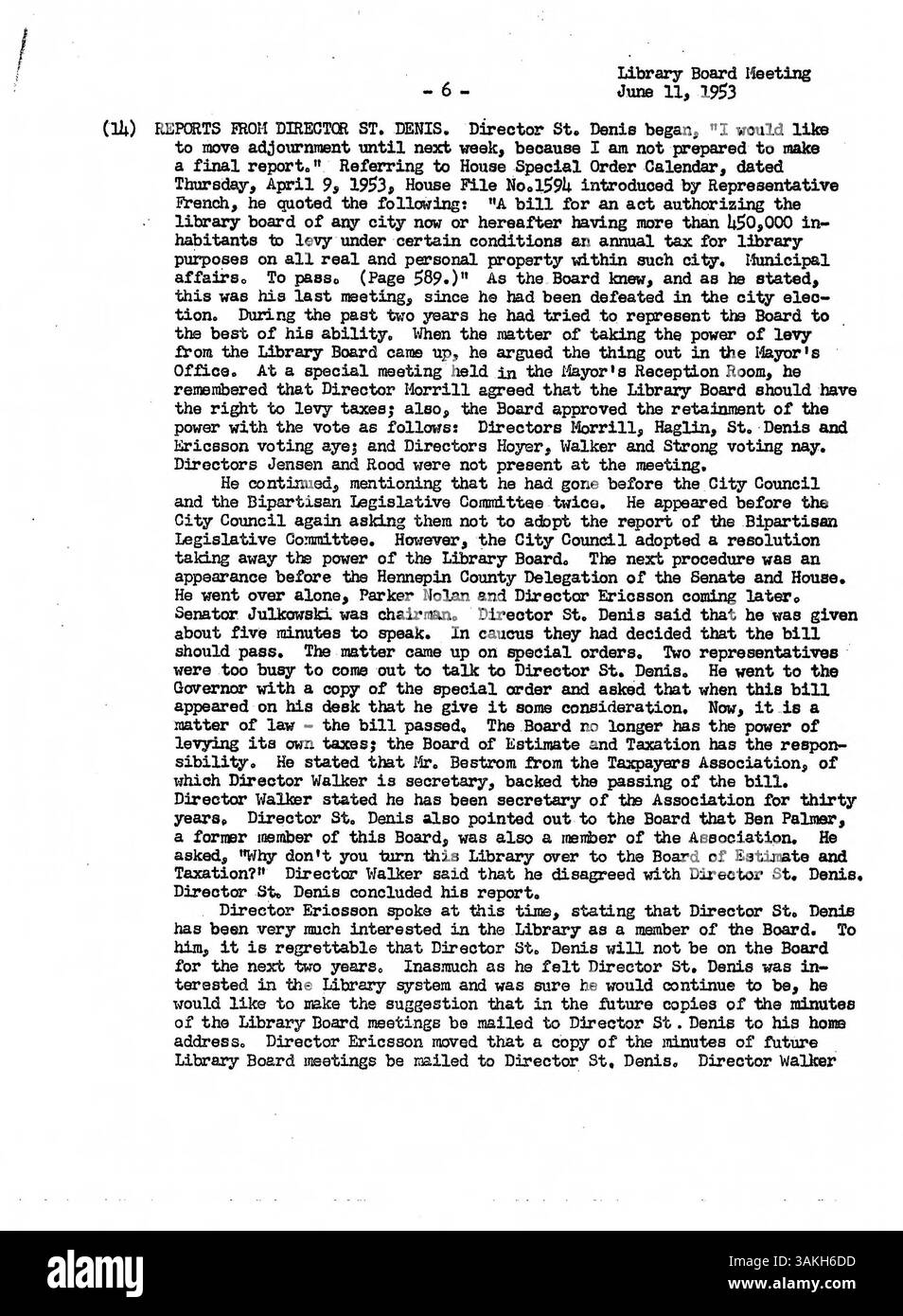 Meeting minutes 1953 Cut Out Stock Images & Pictures - Alamy