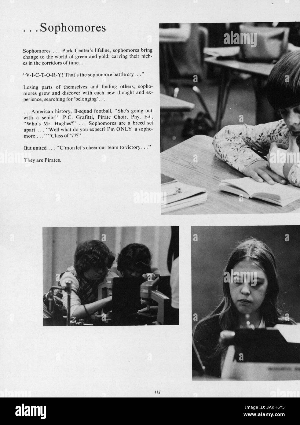 This 1975 edition of the Park Center High Yearbook, 'Pirate Vol. IV ...