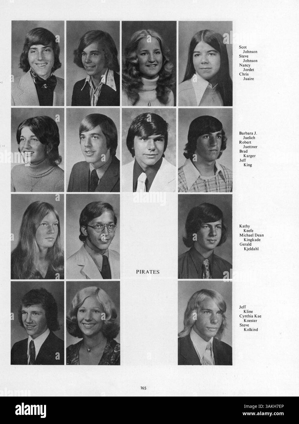 The 1975 'Pirate Vol. IV: Corridors of Time' yearbook from Park Center ...