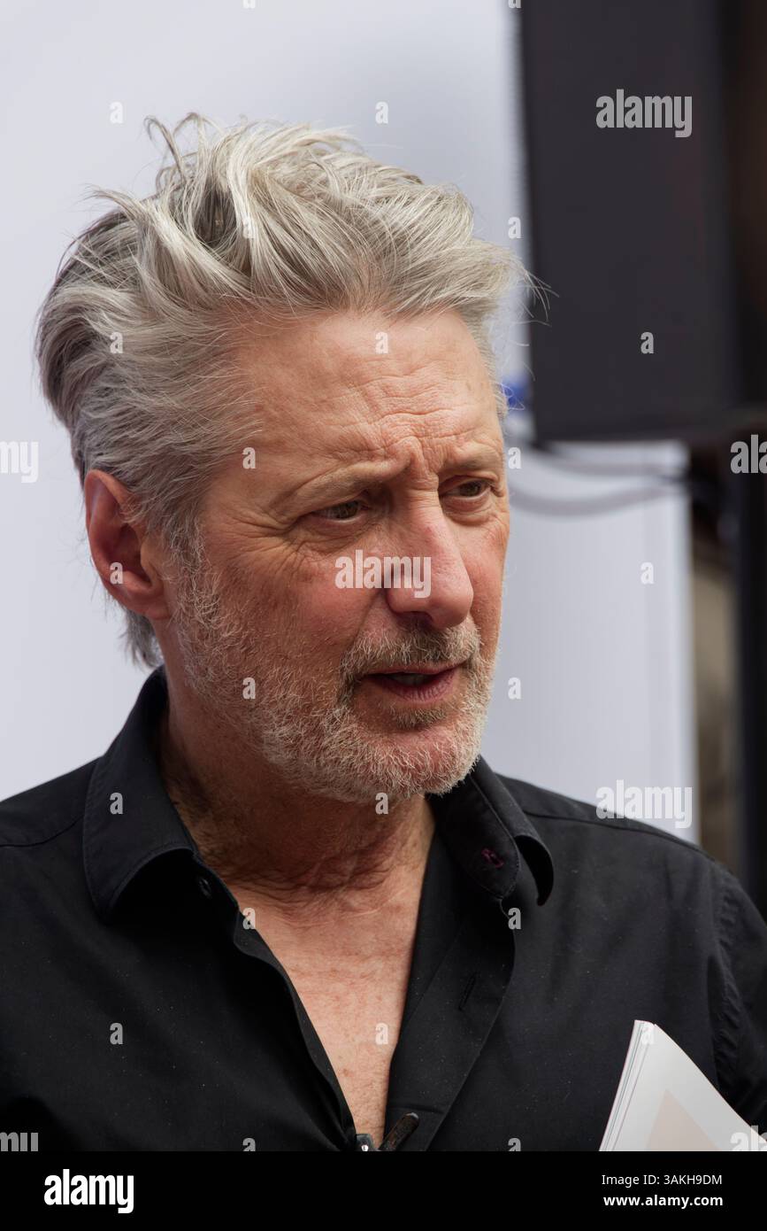 Paris, France. 12th Apr, 2025. Antoine de Caunes attends the Paris Book ...