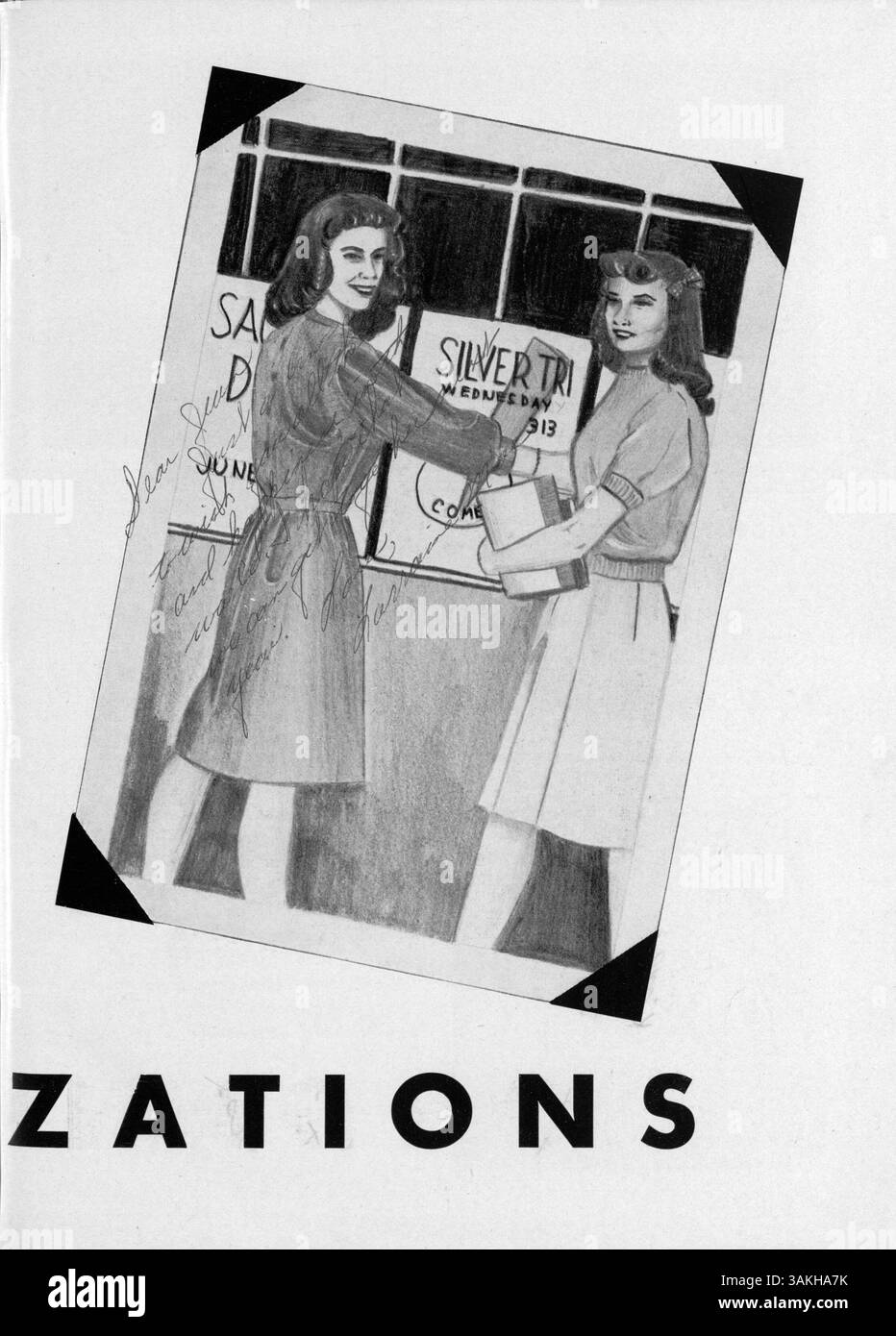 This 1947 edition of the Sagamore yearbook from Roosevelt High School ...