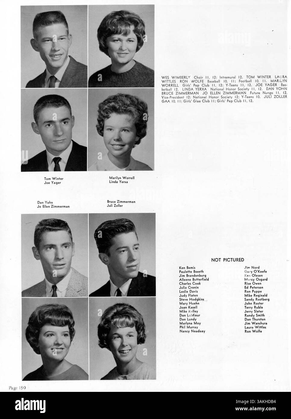 The 1963 '63 Bear' yearbook from Bloomington High School highlights the ...