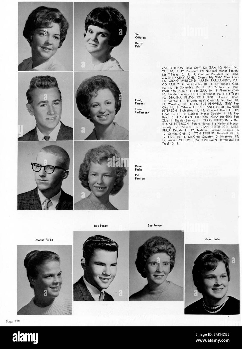 This Bloomington High Yearbook from 1963 captures significant academic, athletic, and social ...