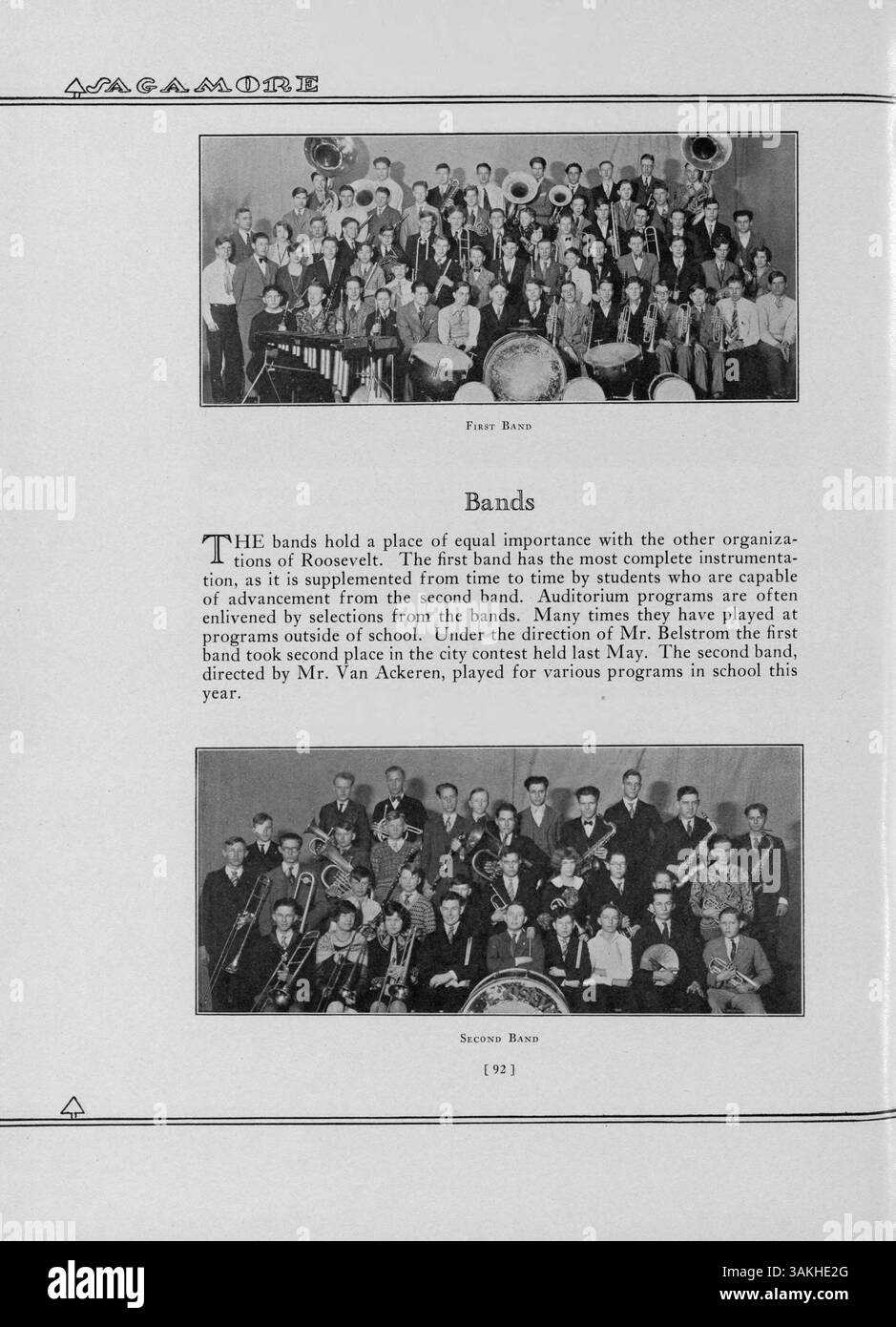 The 1929 Roosevelt Yearbook, Sagamore, showcases the students, faculty ...