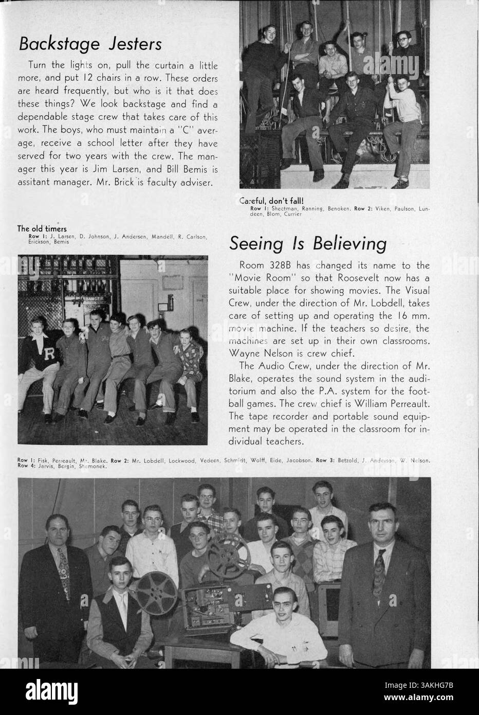 This high school annual from Roosevelt High School features key moments ...