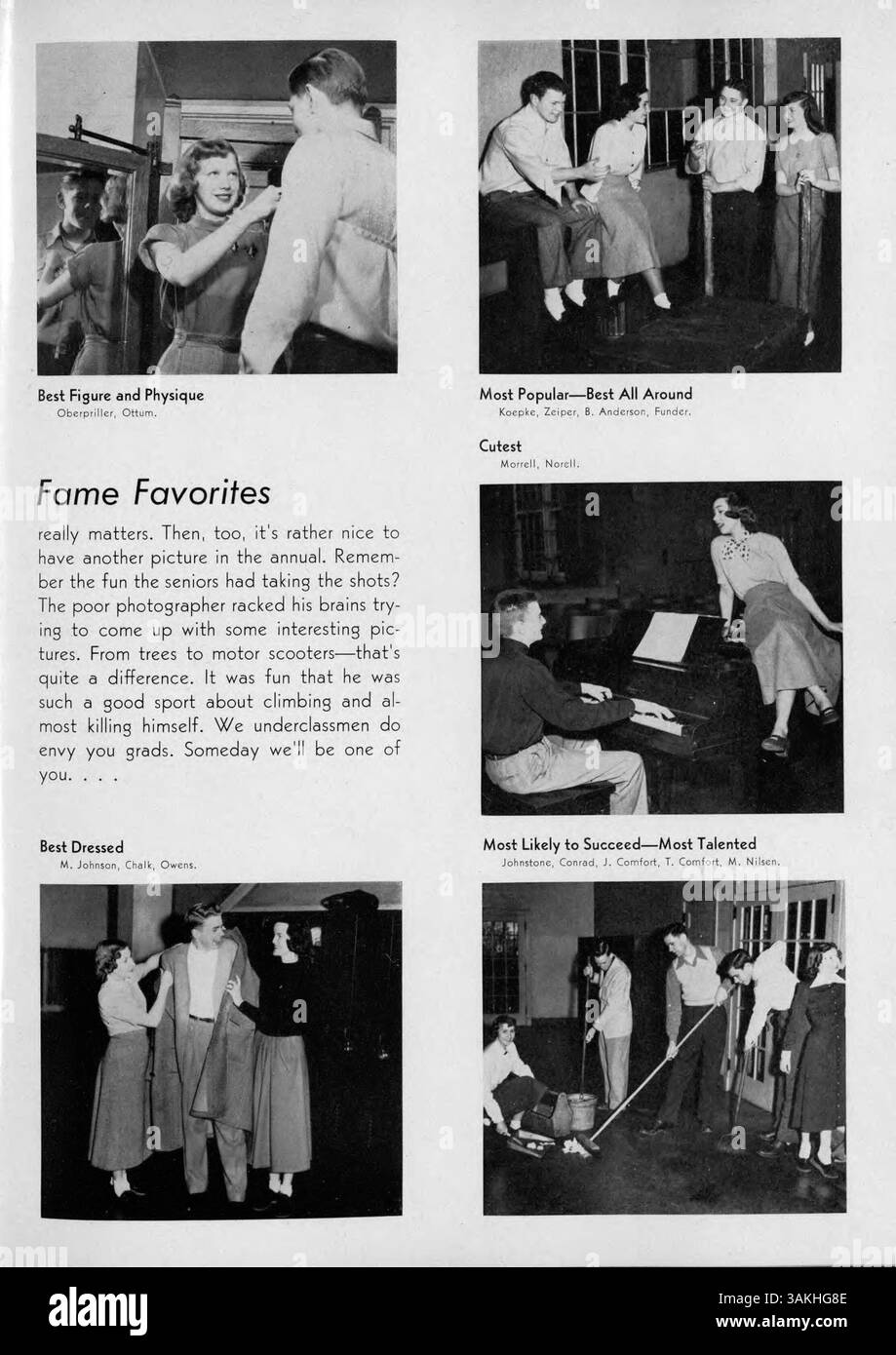 The 1949 Sagamore yearbook from Roosevelt High School chronicles the ...