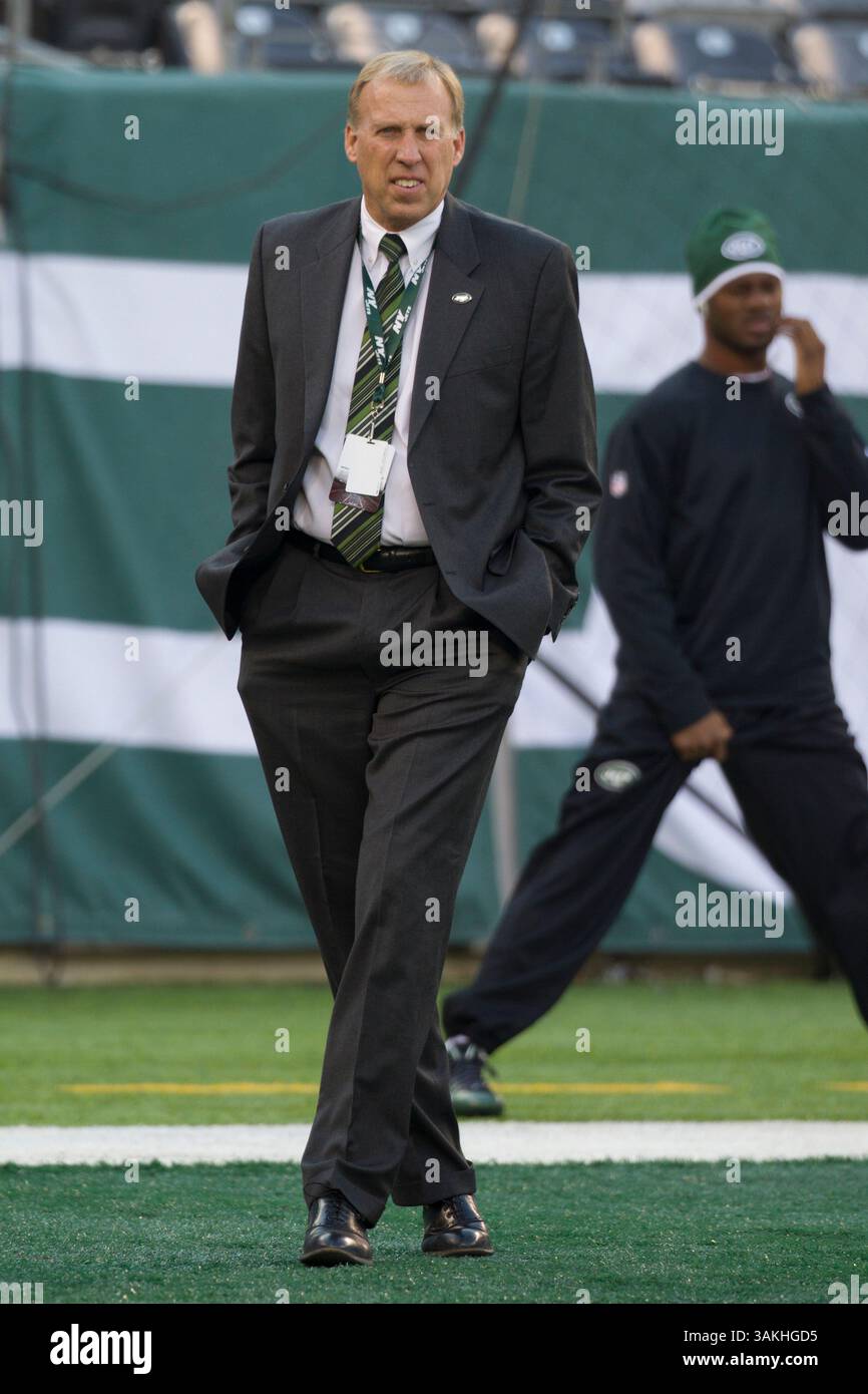 December 1, 2013: New York Jets general manager John Idzik looks on ...