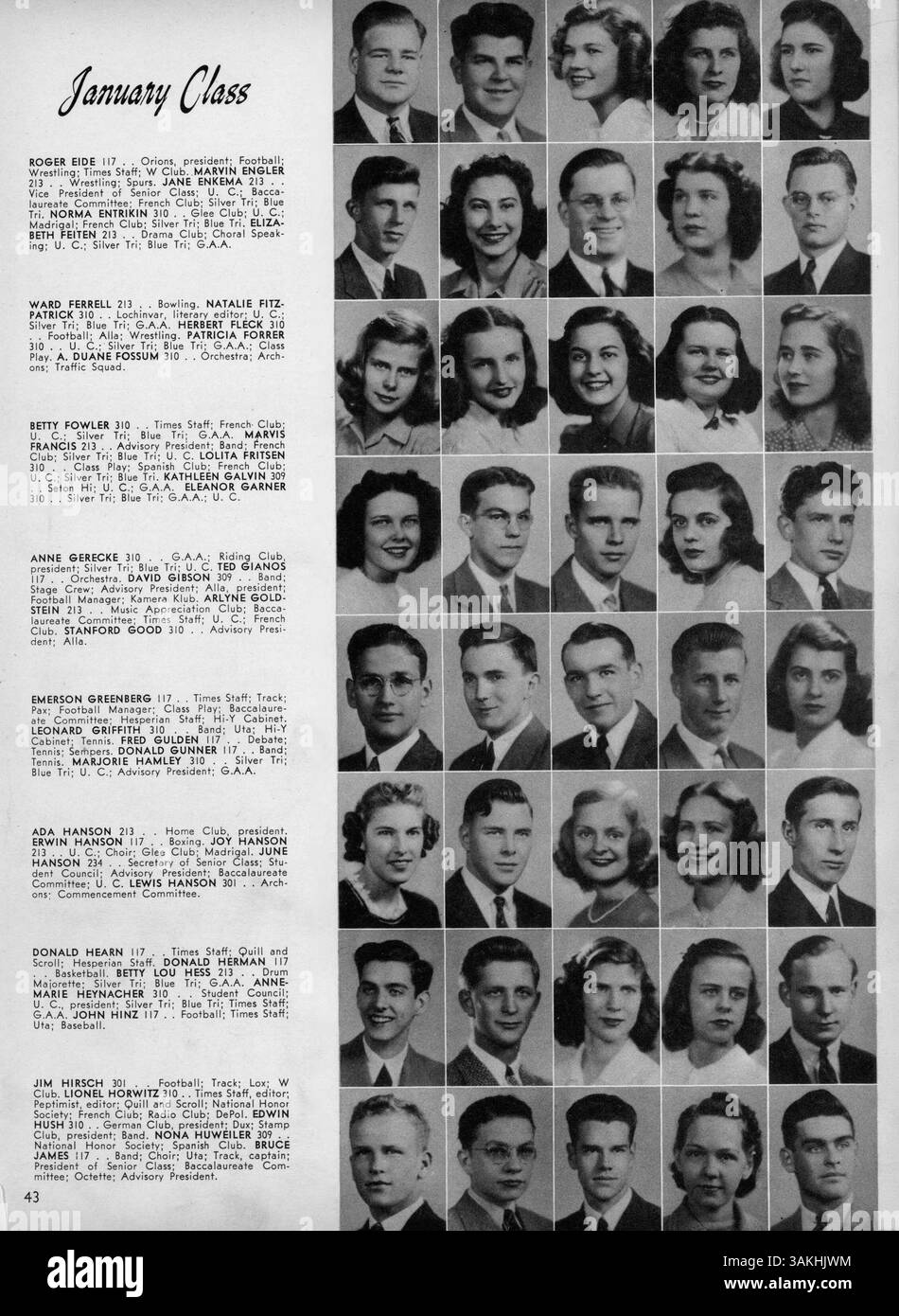 The 1941 West High yearbook, 'Hesperian,' presents a snapshot of the ...