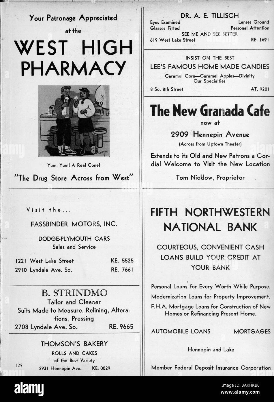 The 1941 'Hesperian' yearbook from West High School highlights students ...