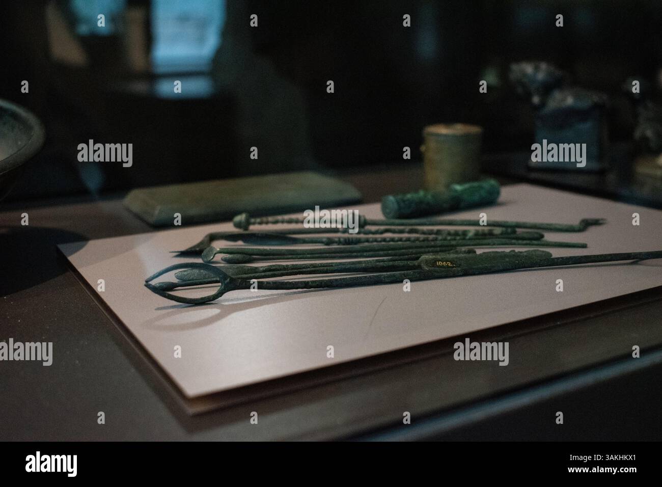 ancient medical instruments and tools exhibited in the National Museum ...