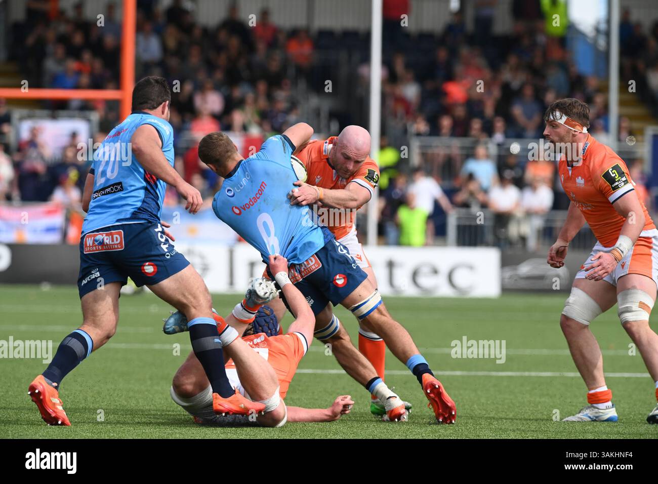 Hive Stadium Edinburgh.Scotland, UK. 12th Apr, 2025. EPCR Challenge Cup ...