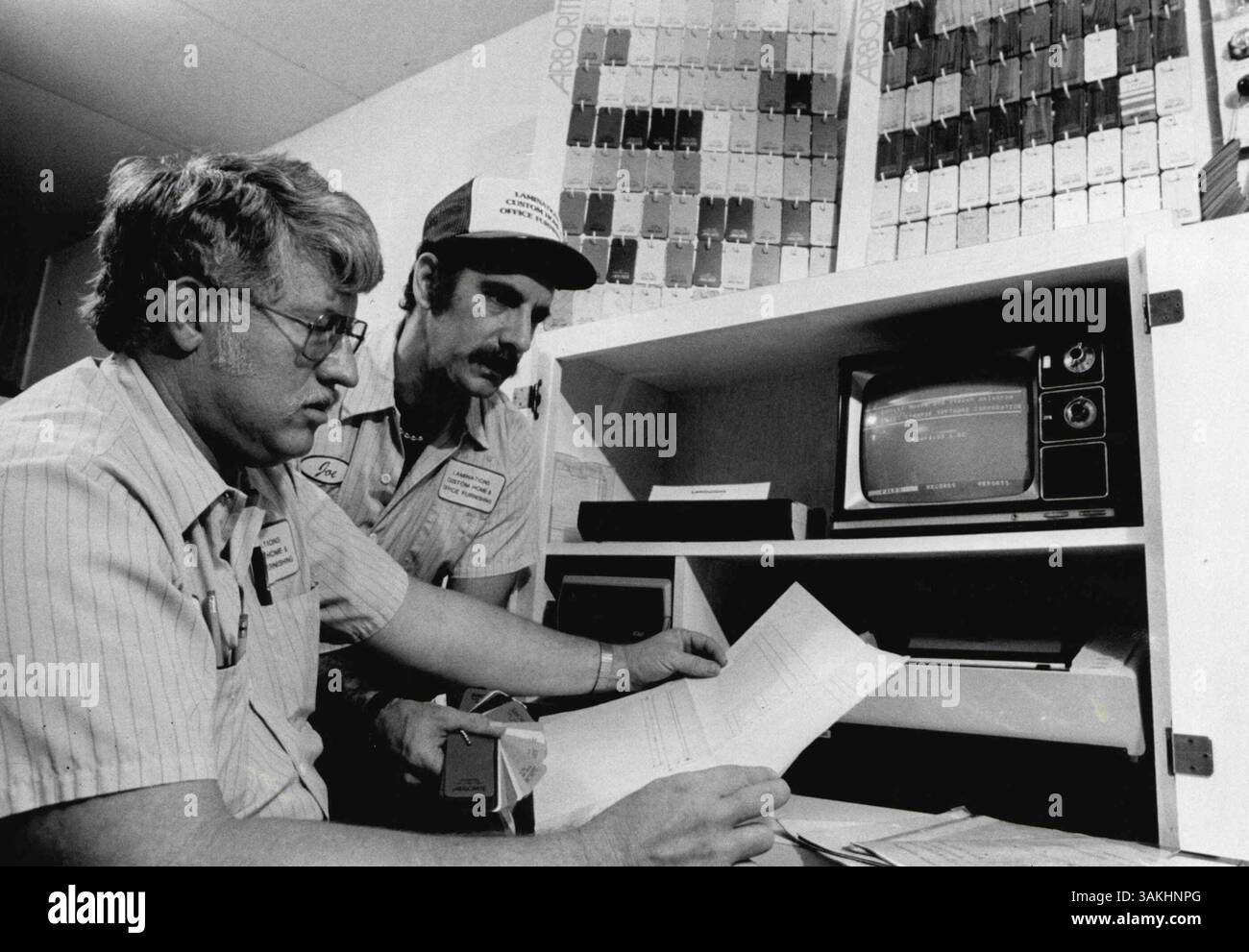 Feb. 13, 1987 - Florida, U.S. - Tom Overman and Joe Palmisano of ...
