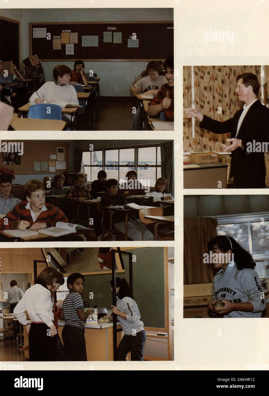 This 1985 yearbook from South View Jr. High highlights the students ...