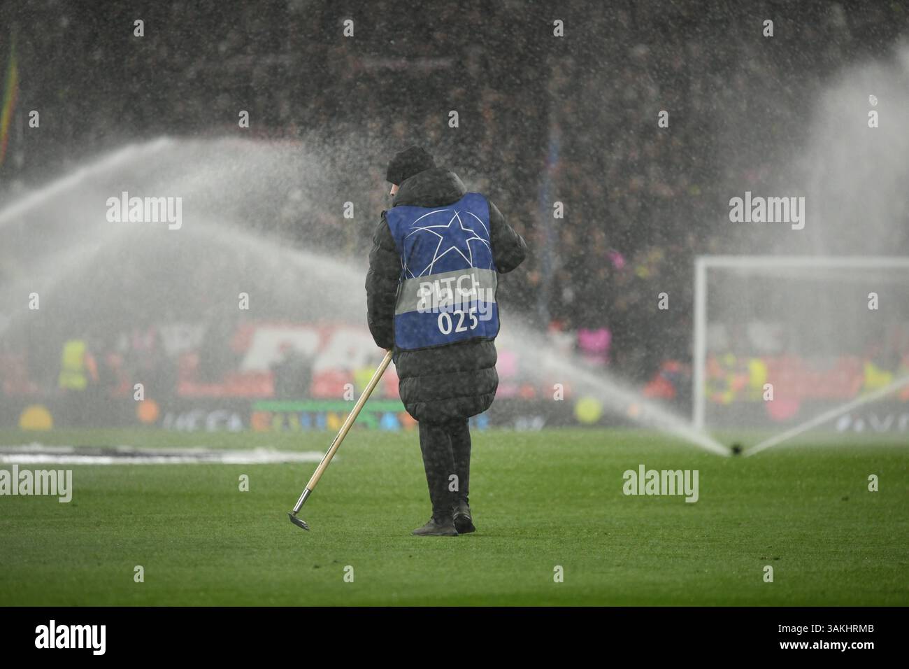 Atmosphere in action during the UEFA 2024 Champions League group 16 ...