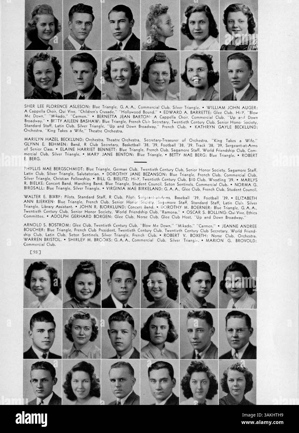 This 1940 yearbook from Roosevelt High School captures the students ...