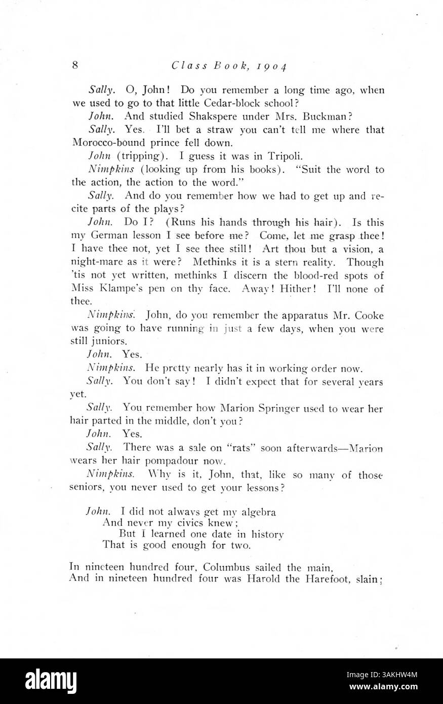 The South High 1904 yearbook records the 1903-1904 school year ...