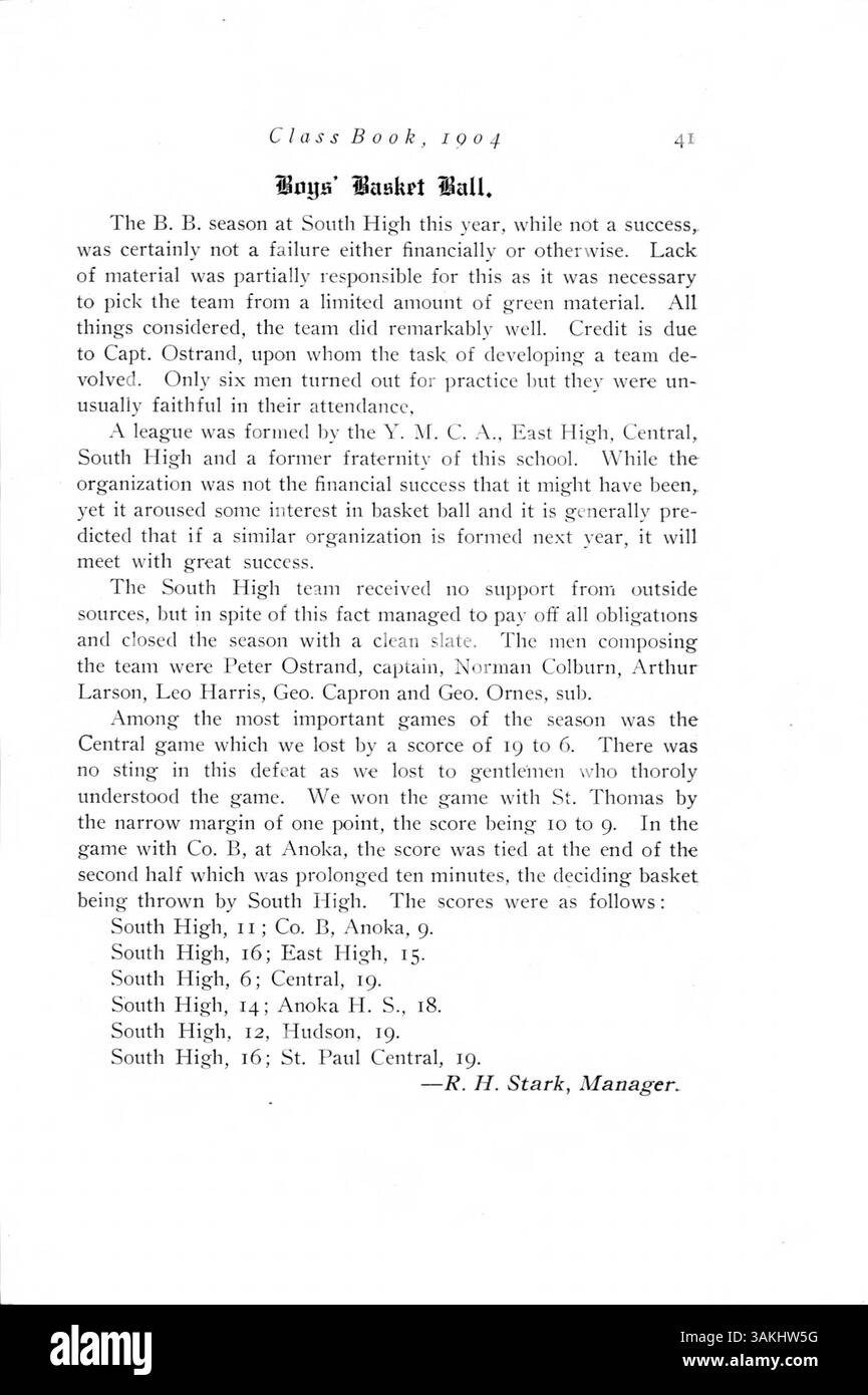 The 1904 South High Yearbook preserves the memories of students ...
