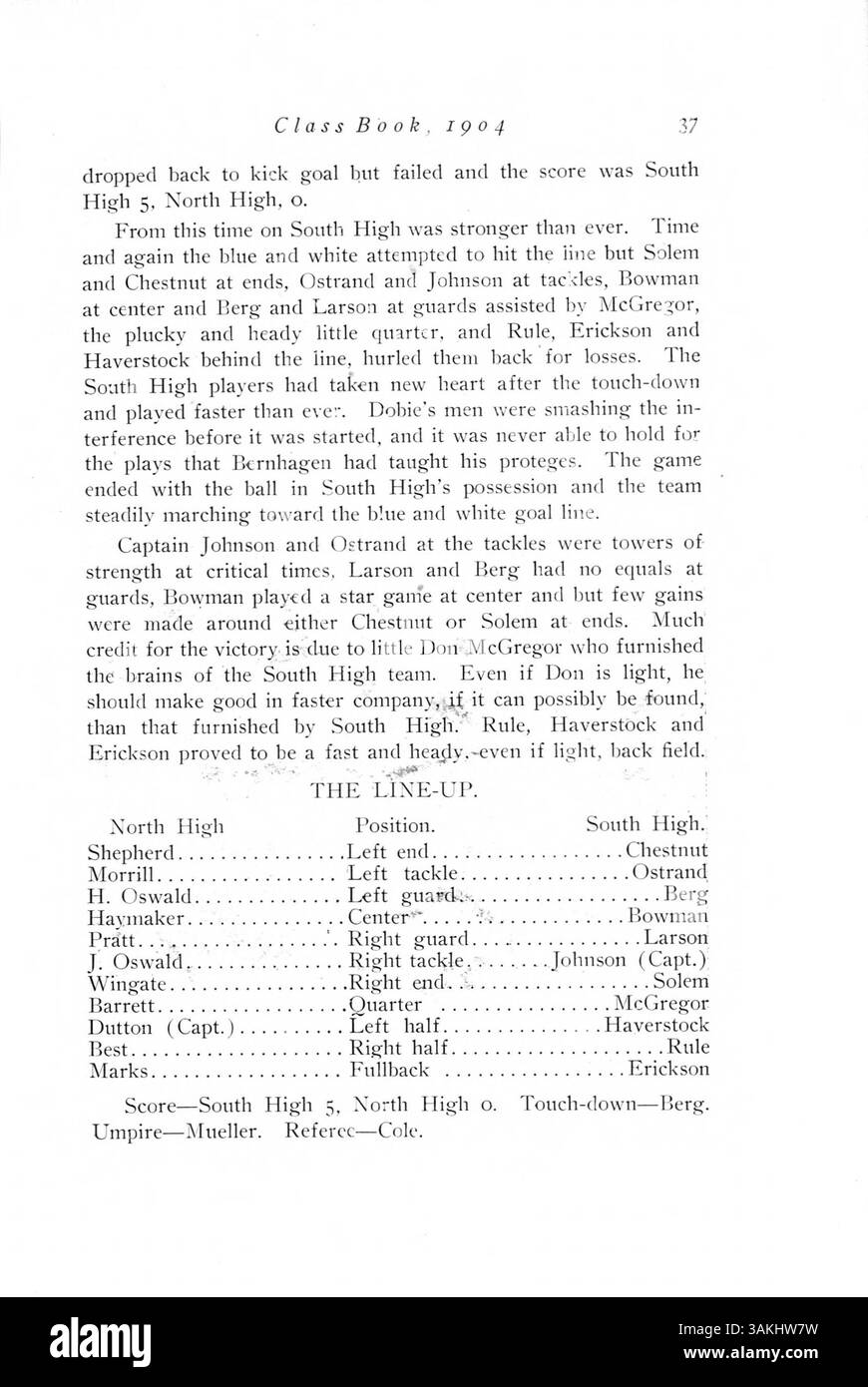 This 1904 edition of the South High Yearbook highlights students ...