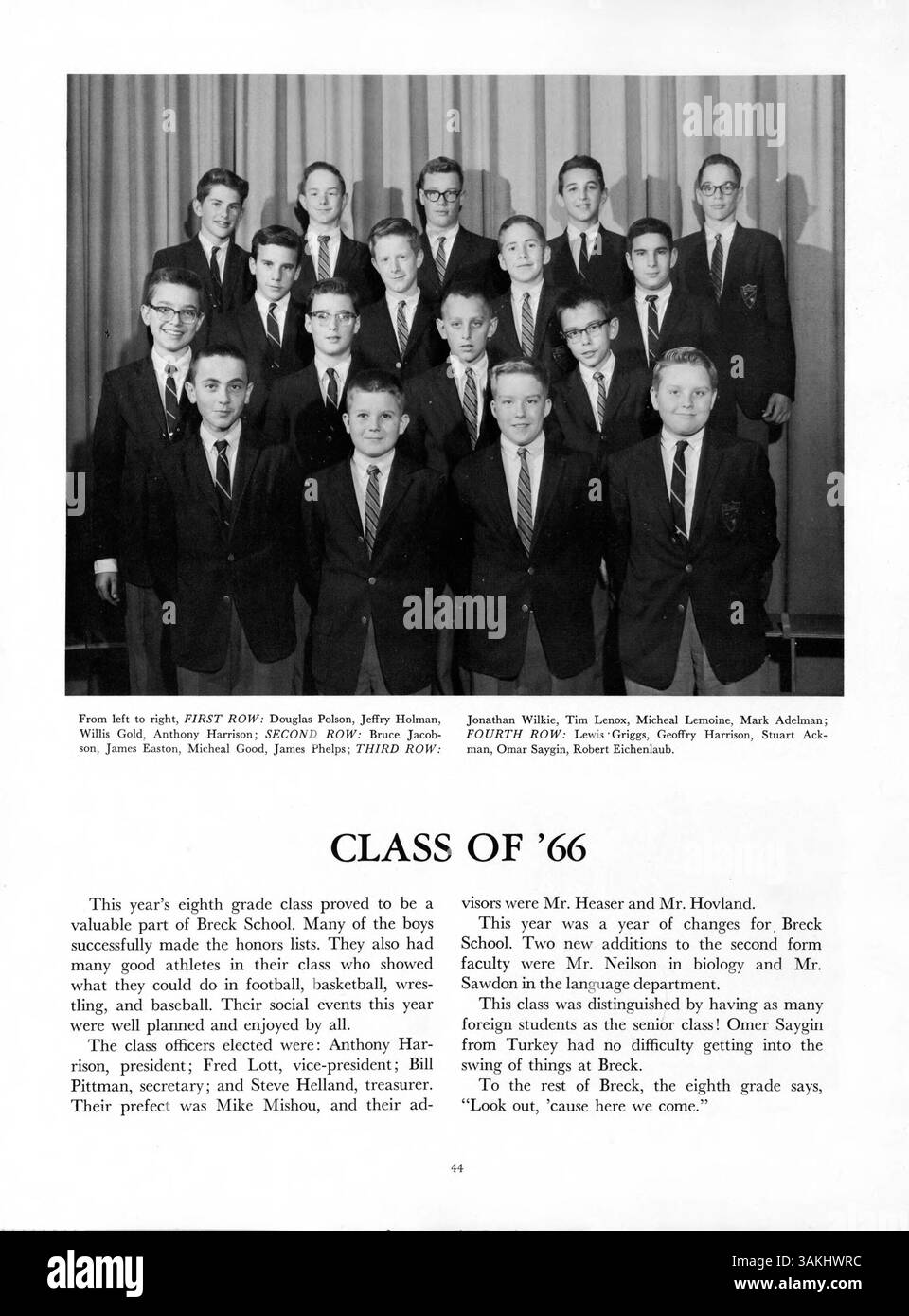The Mustang 1962 yearbook from Breck School highlights student life and ...