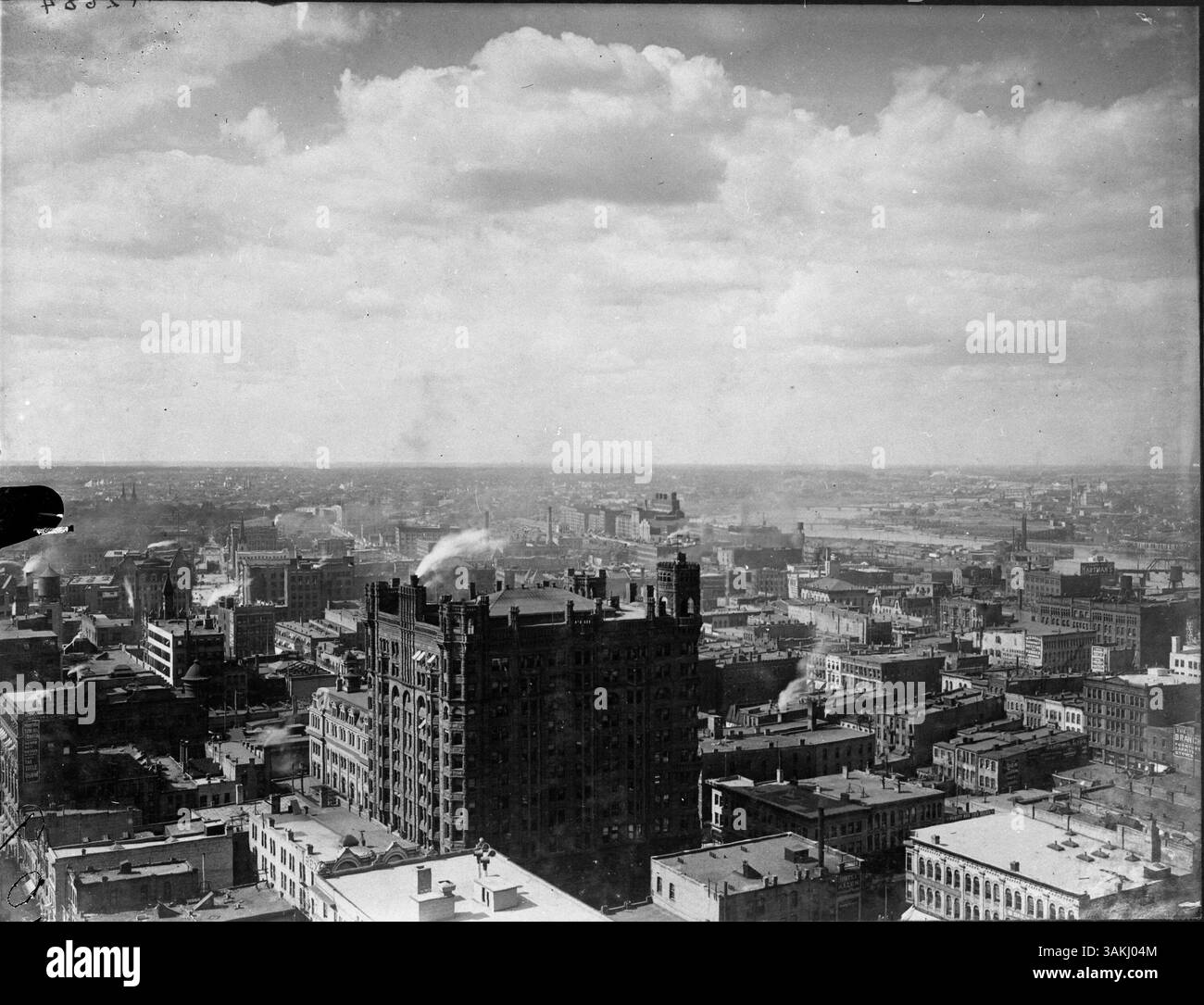 This image shows the Metropolitan Building and nearby downtown ...
