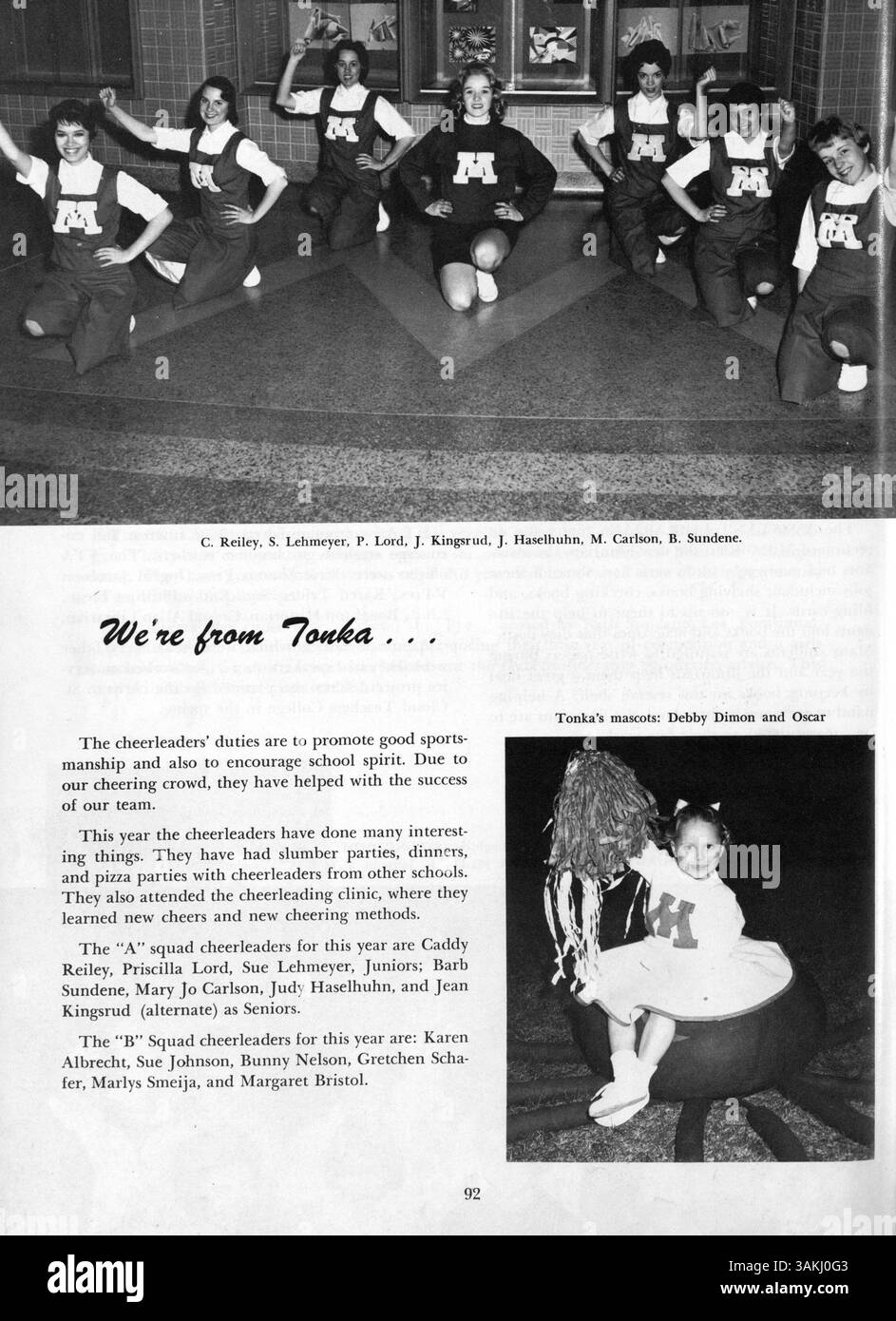 This 1959 Voyageur yearbook from Minnetonka High School serves as a ...