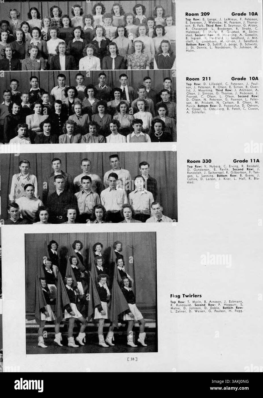 South High School's 1946 Tiger Yearbook covers key aspects of student ...