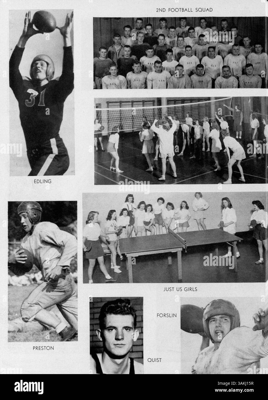 The 1946 South High Yearbook, Tiger, captures the 1945-1946 school year ...