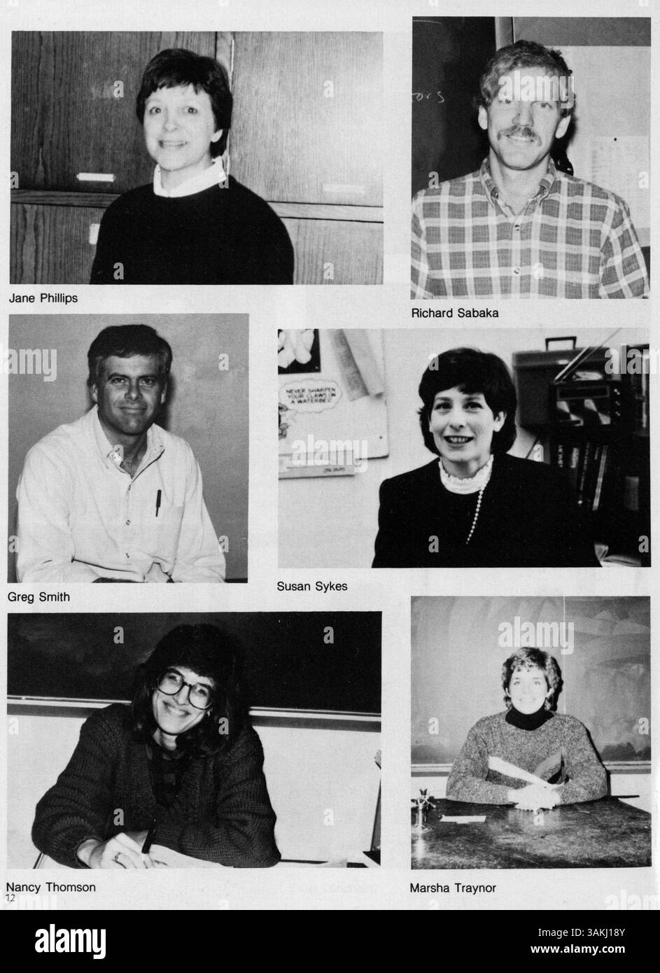 The Blake Middle School Yearbook for 1987 records key moments of the ...
