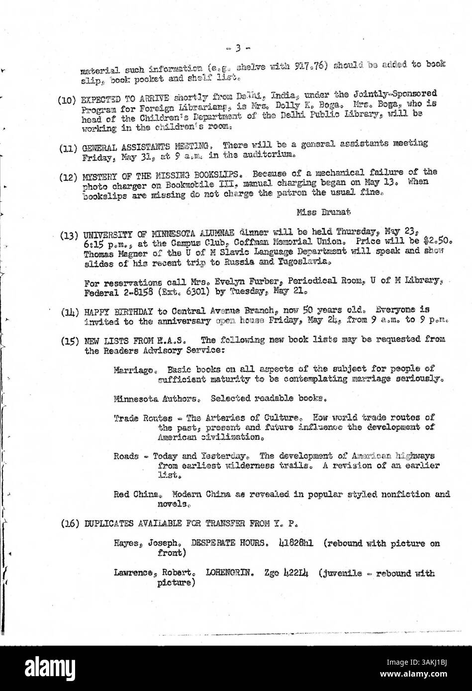 The 1957 Minneapolis Public Library Official Bulletin offers weekly ...