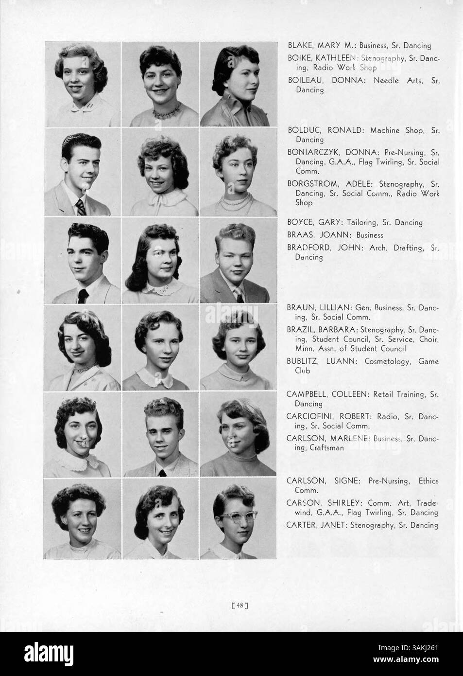 The 1955 Tradewind Vocational Yearbook captures key moments from the ...