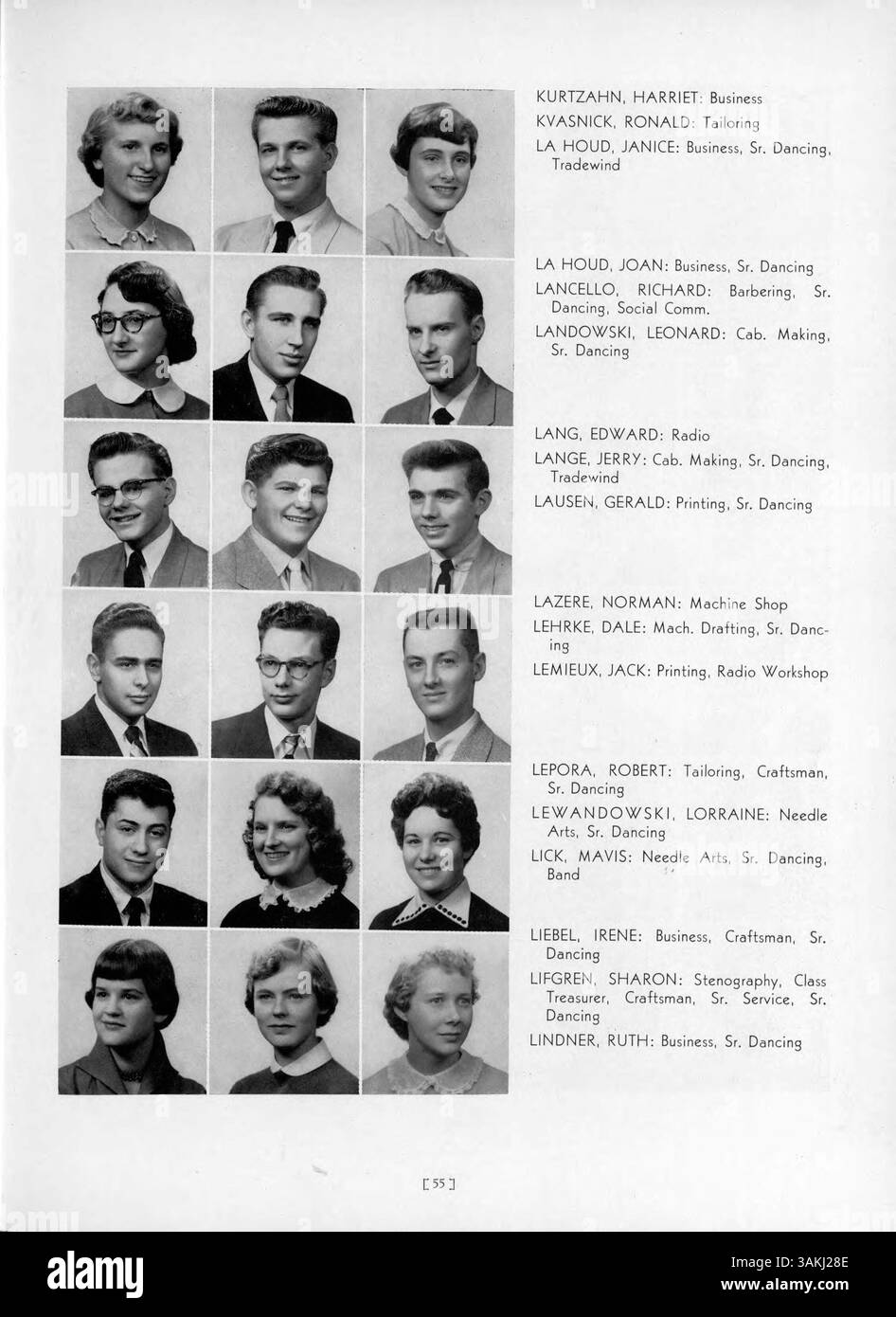 The 1955 Tradewind yearbook is a record of the 1954-1955 academic year ...