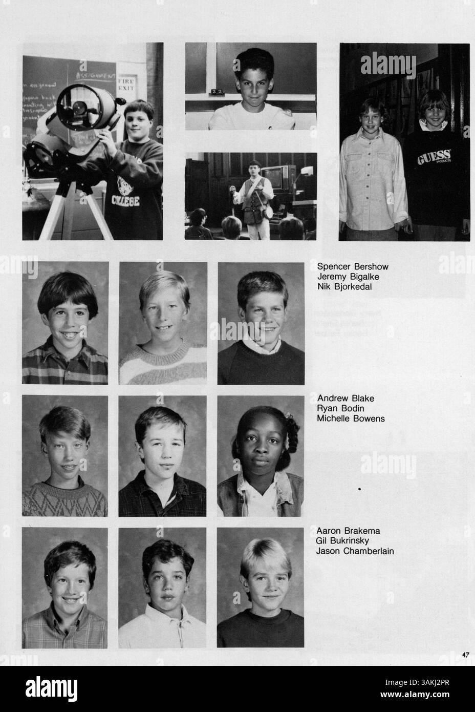 Blake Middle School’s 1987 yearbook captures the students, teachers ...
