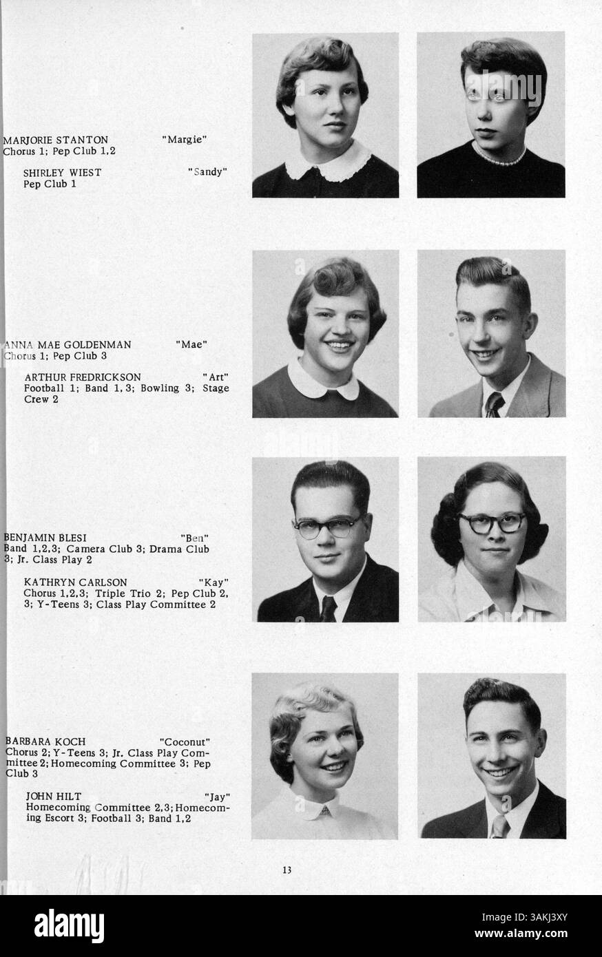 The 1953 Voyageur Yearbook from Minnetonka High School highlights the ...