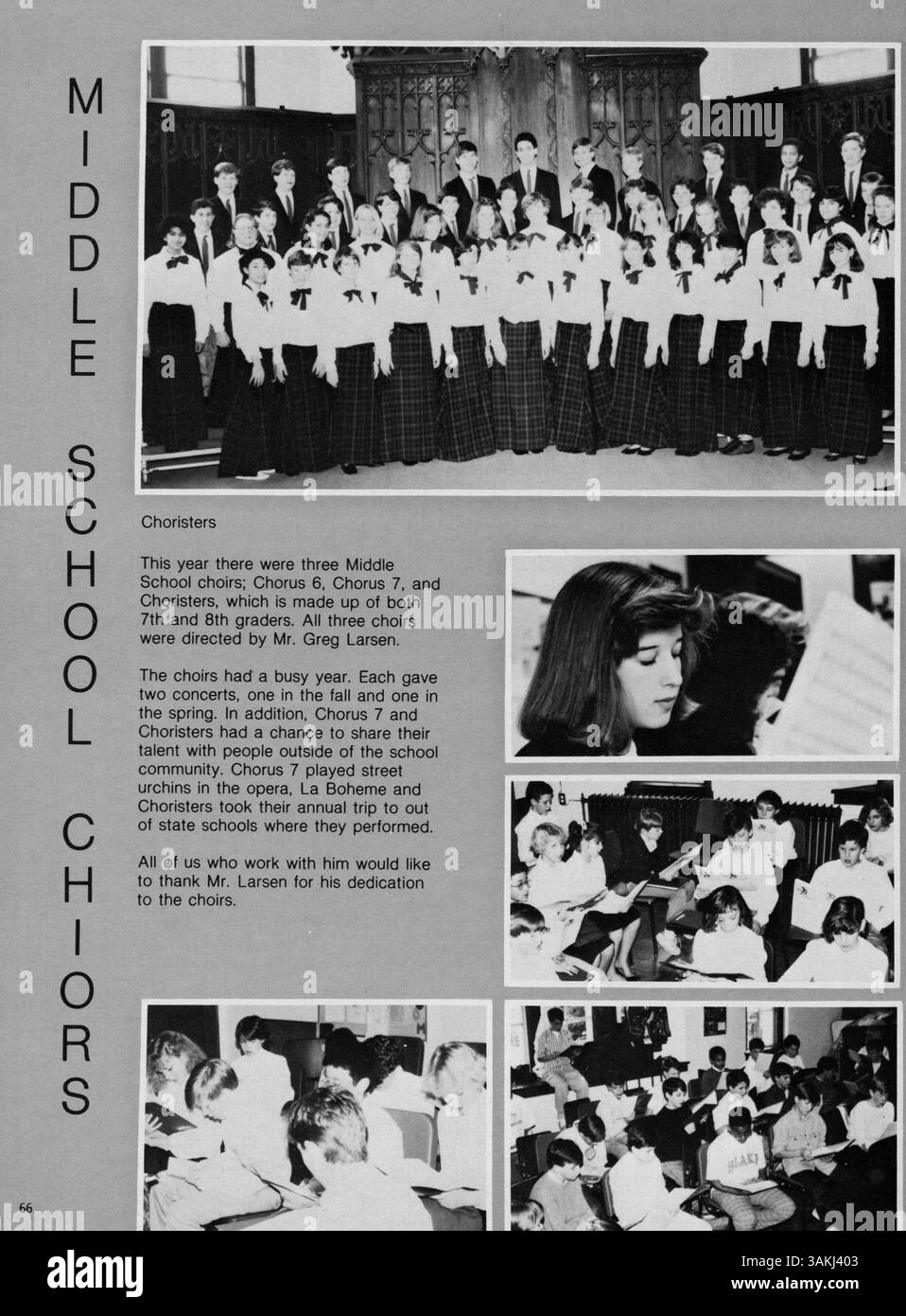 Blake Middle School’s 1987 yearbook features student portraits, faculty ...
