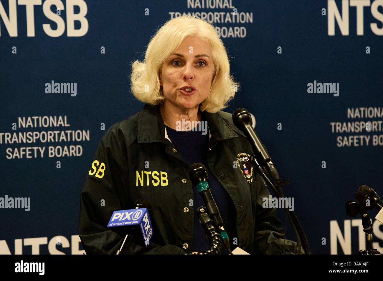 Jennifer Homendy, the chair of the National Transportation Safety Board ...