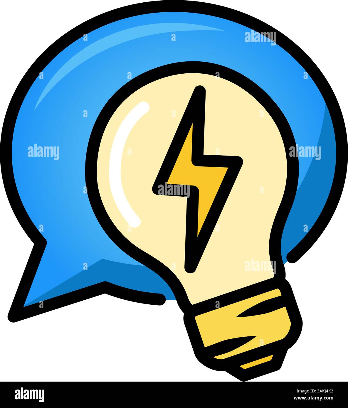 A icon merging thought bulb light, brain, and talk to represent group ...