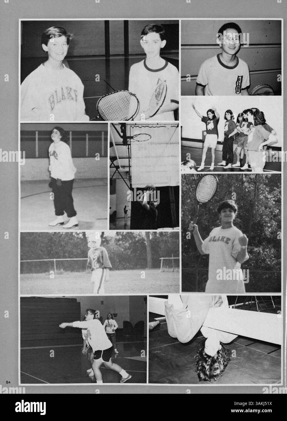 Blake Middle School's 1987 yearbook highlights key school moments ...