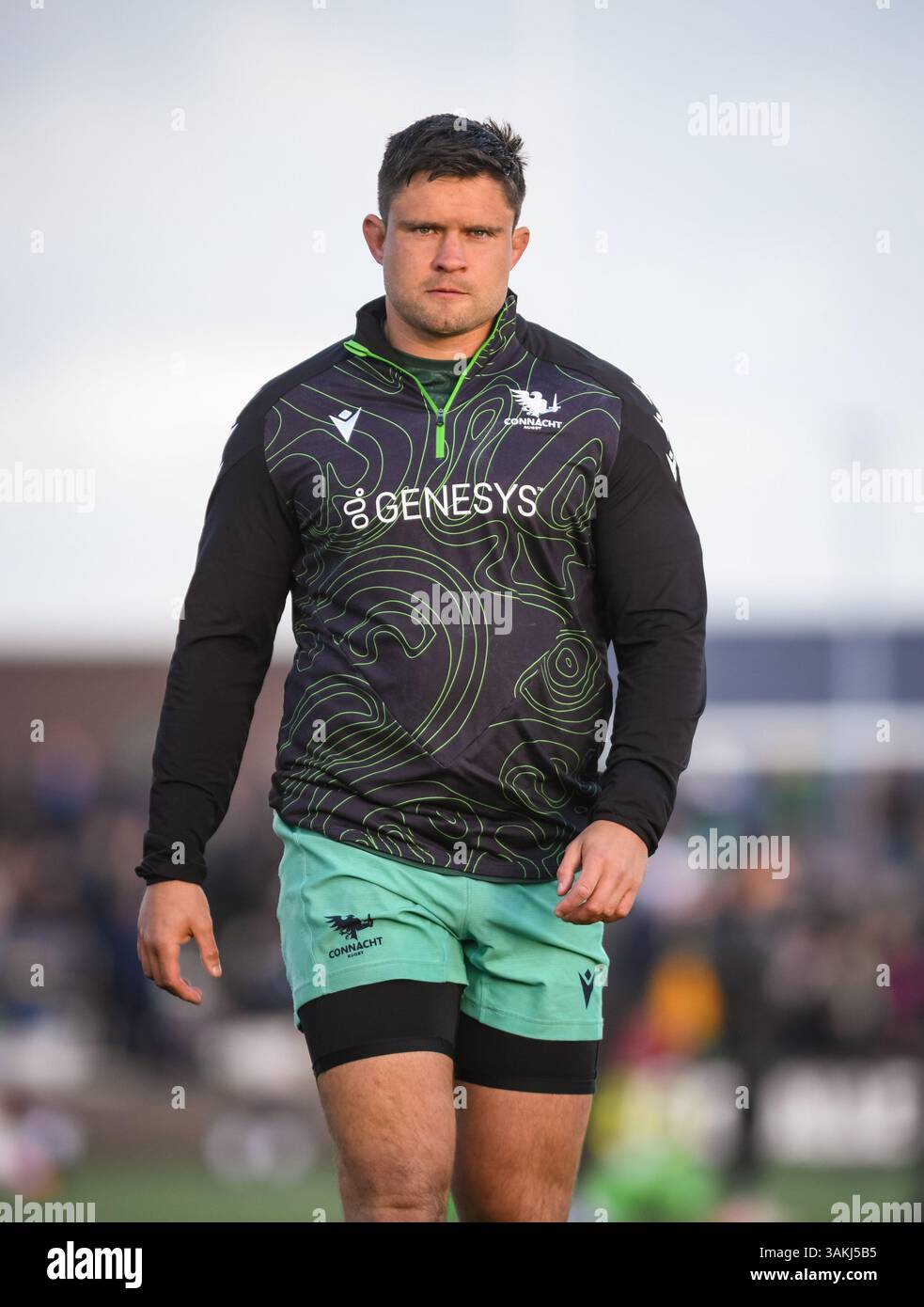 Galway, Ireland. 12th April, 2025. Connacht's Dave Heffernan prior to ...