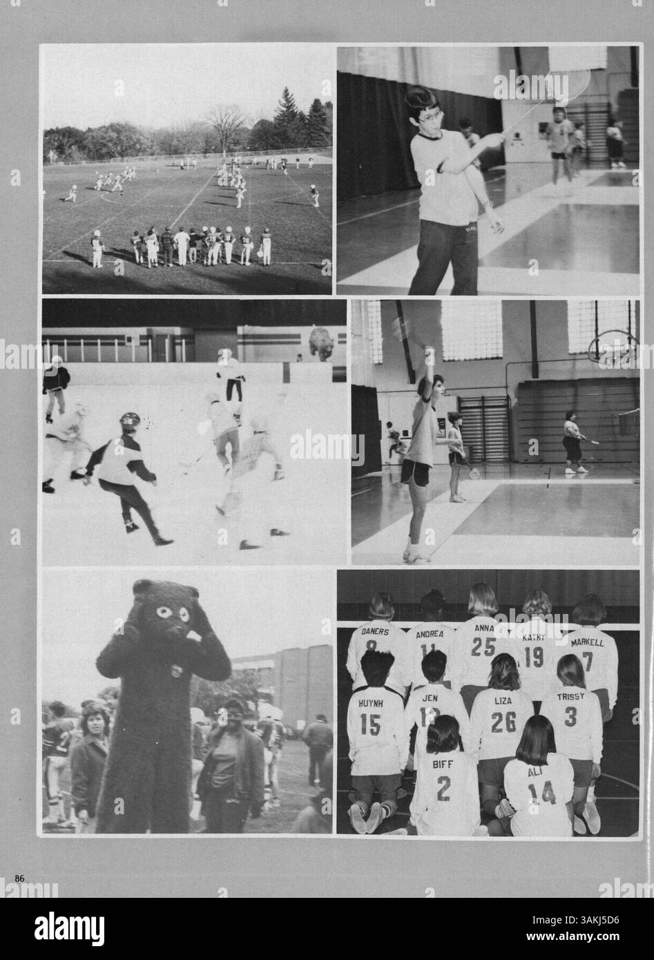 Blake Middle School’s 1987 yearbook documents portraits of students ...