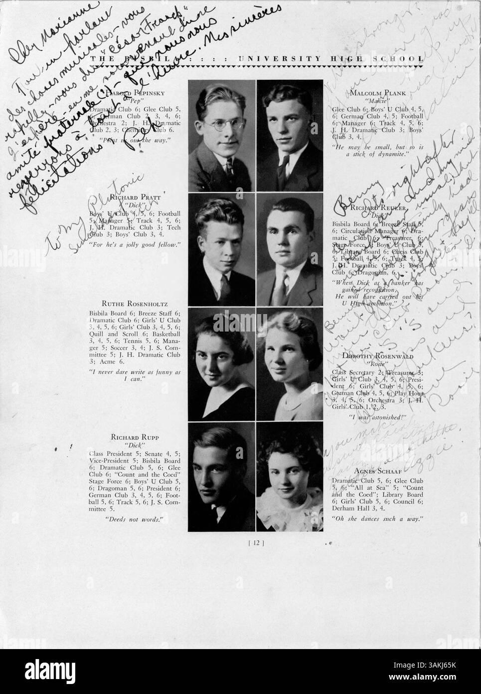 University High's 1934 yearbook captures student activities, faculty ...