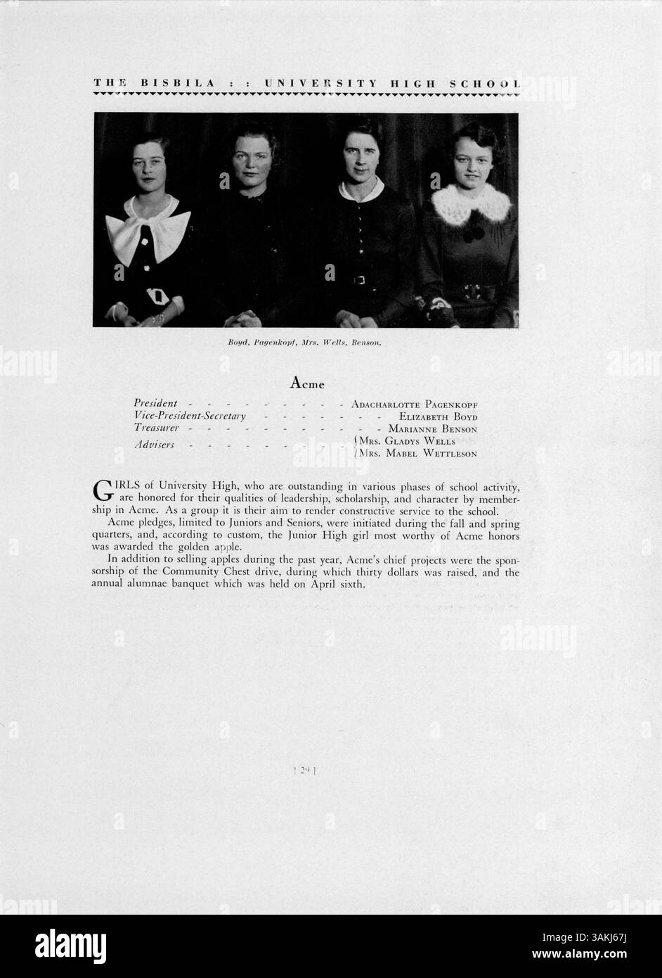 This yearbook from University High School captures key events of the ...