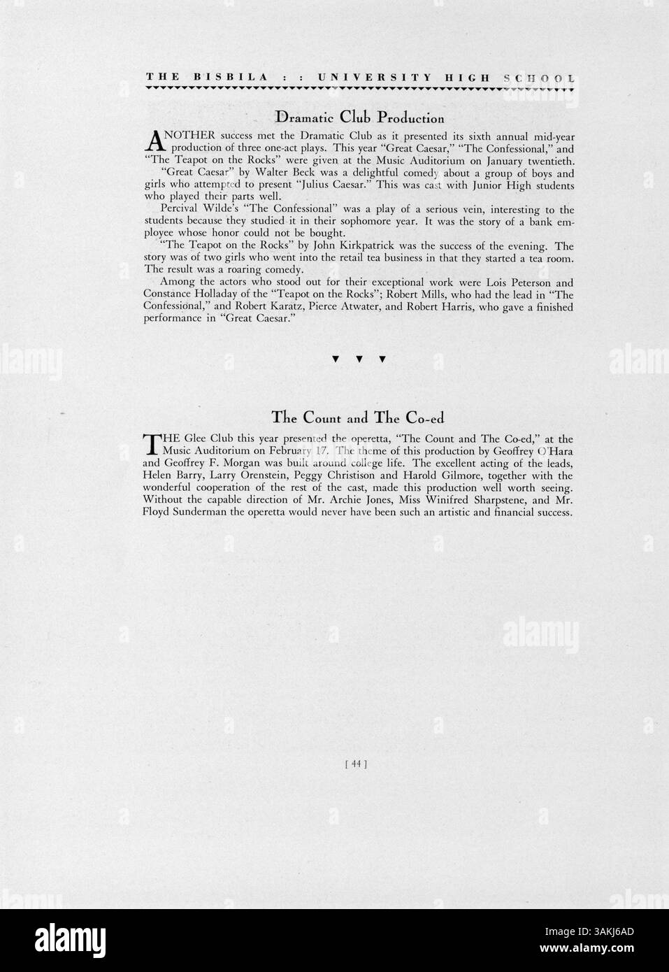 The University High Yearbook from 1934 documents the school year's ...